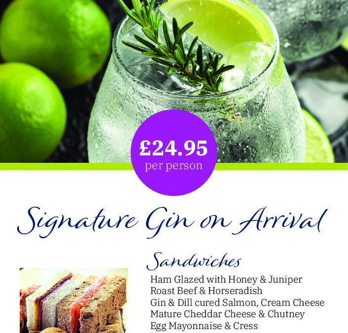 Beaumanor Gin Afternoon Tea Menu | Beaumanor Hall